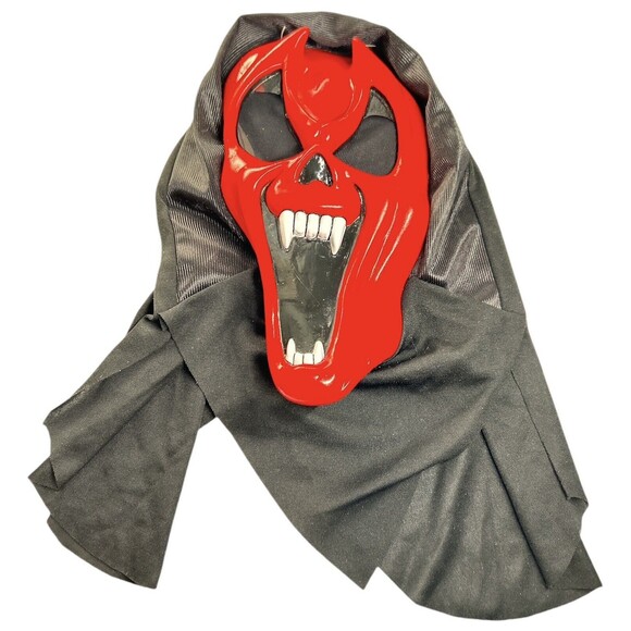 Holiday | Rare Red Devil Scream Ghost Face Mask Fun World Easter ...